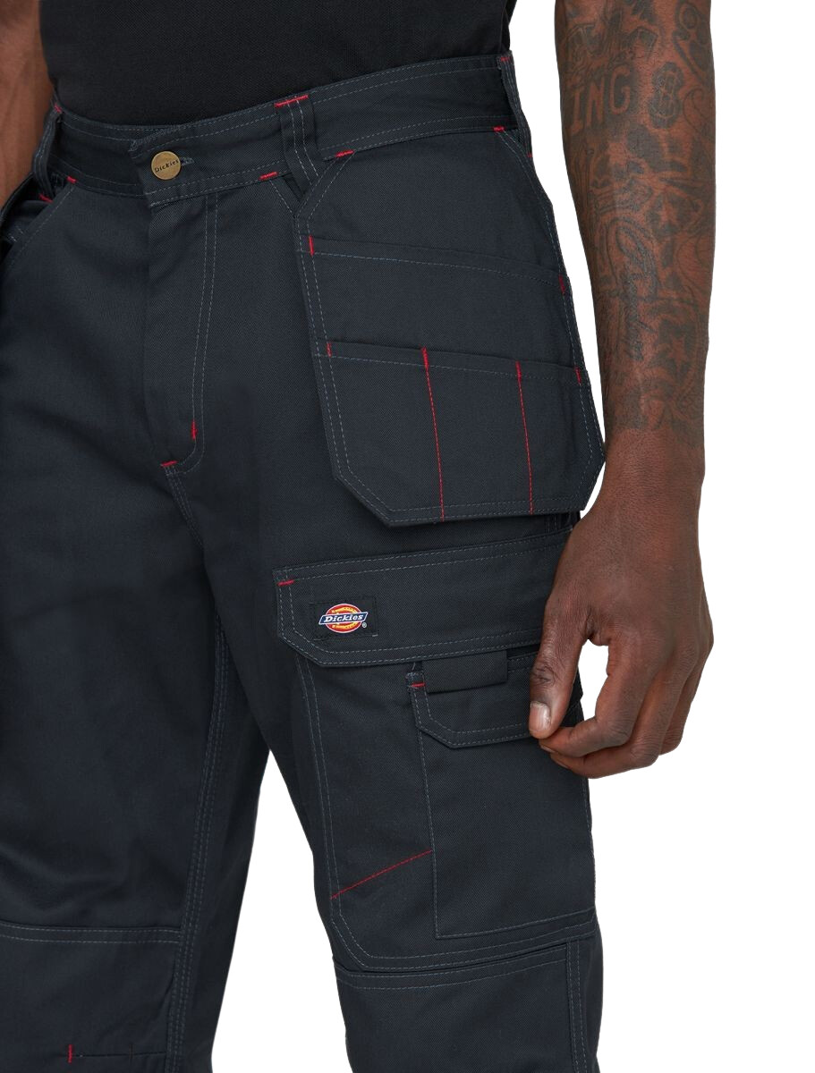 Dickies Pro Mens Cargo Work Trousers Black Navy Grey WD801 | eBay UK