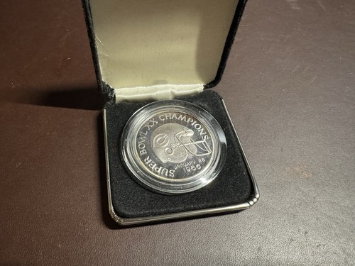 VINTAGE Chicago Bears Super Bowl XX 1/26/1986 Champions One Troy Oz ...