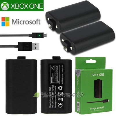 1/2xRechargeable Battery Pack For XBOX ONE Wireless Controller Play ...