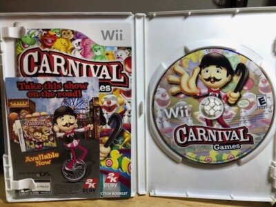 Carnival Games for Nintendo Wii Manual & Disc Only | eBay