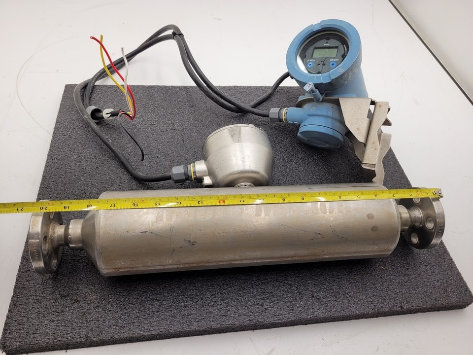 Micro Motion Mass Flow Coriolis Sensor T075T613SABZEZZZZ Transmitter 1/2" Unit D | eBay