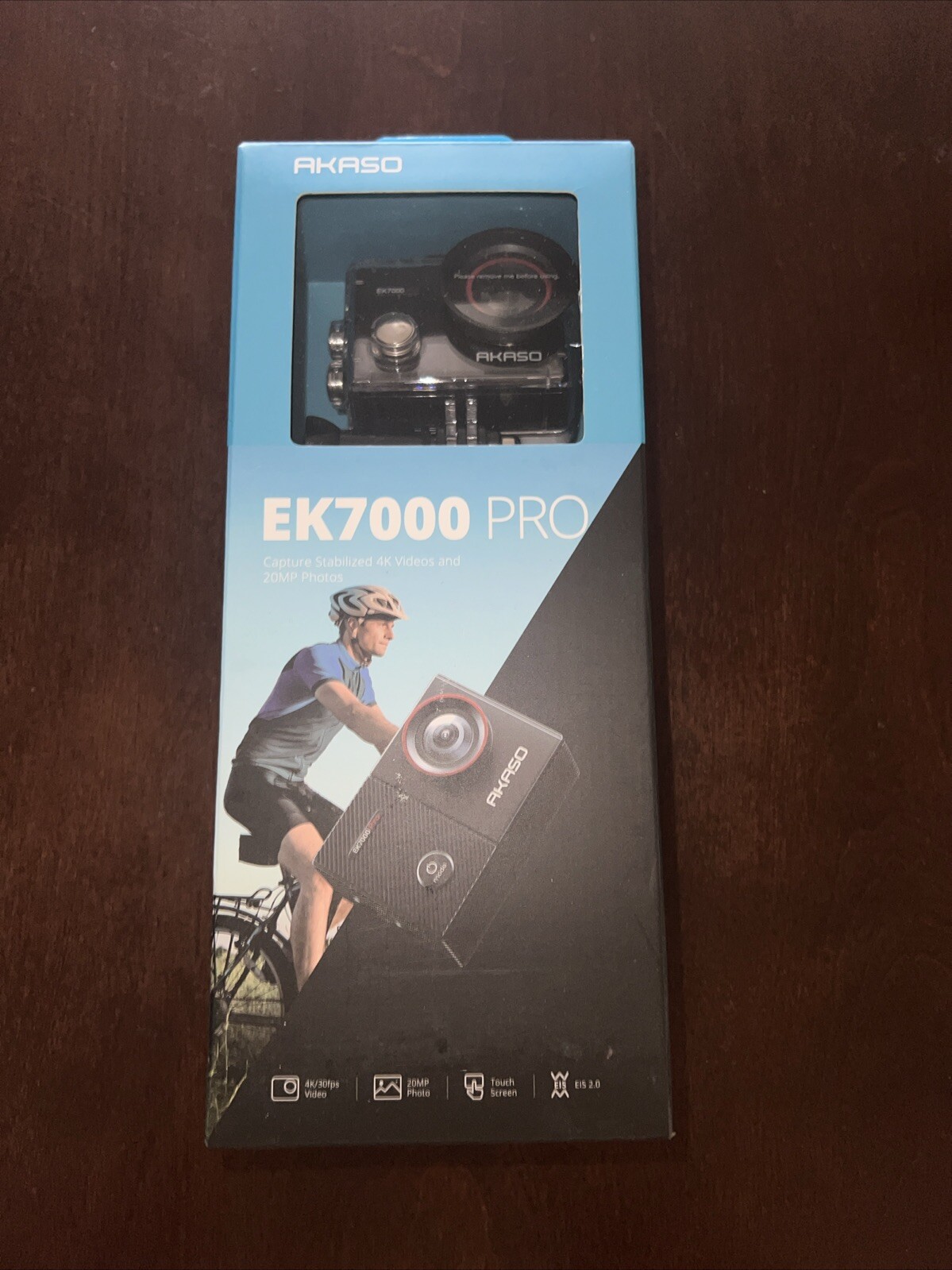 AKASO EK7000 PRO Action Camera, 20MP, 4k Touchscreen, Brand New Sealed