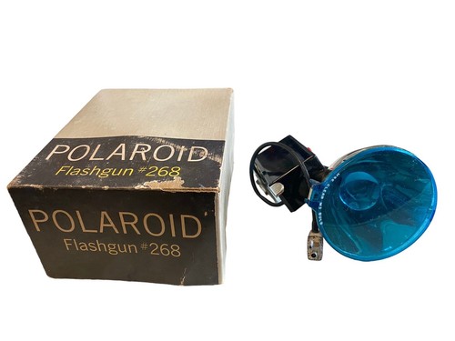 Vintage Polaroid Camera Flashgun #268 Original Box Land Camera ...