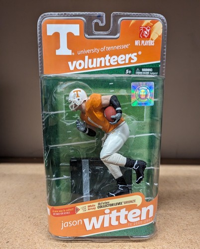 McFarlane JASON WITTEN Tennessee Volunteers Orange Jersey NCAA SERIES 2 ...