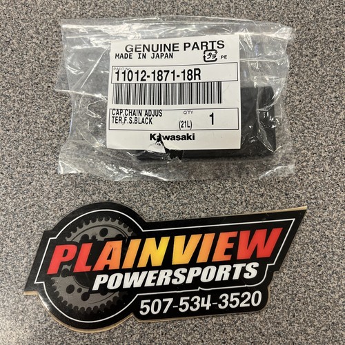 Kawasaki OEM cap, chain adjuster, F.S. Black 11012-1871-18R | eBay