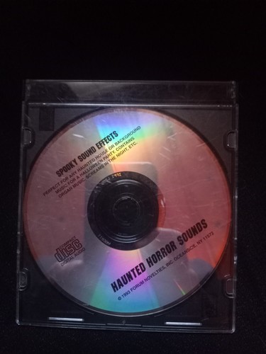 Haunted Horror Sounds CD Spooky Sound Effects Halloween Music Party ...