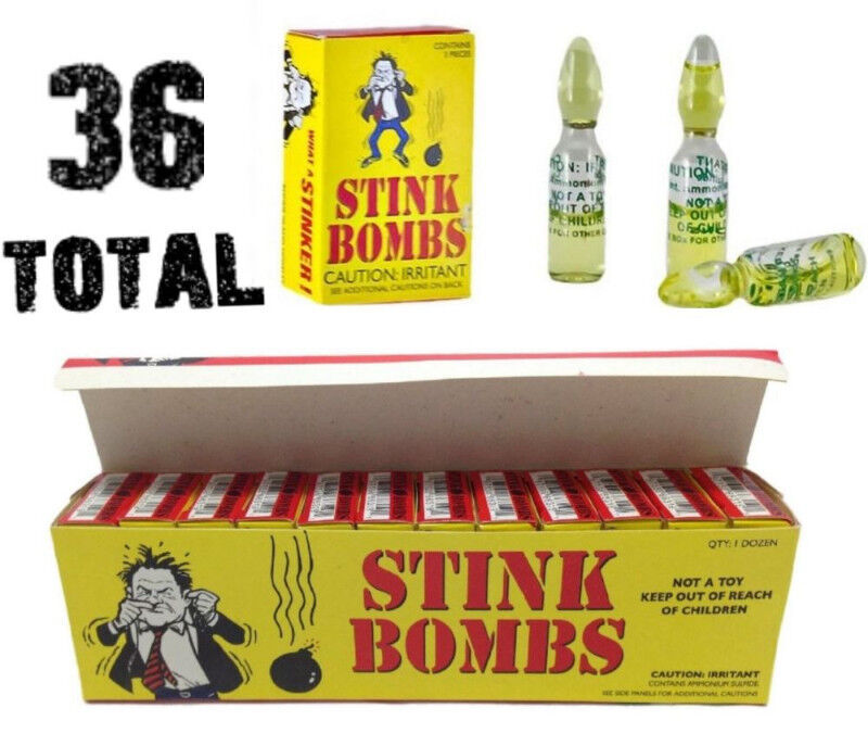 Ultimate Stink Bomb Kit - 36 Stink Bombs & Liquid Ass spray 97138663191 ...