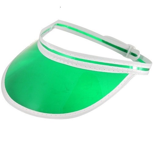 Poker Visor Hat Casino Croupier Adjustable Size Fancy Dress Cap Green ...