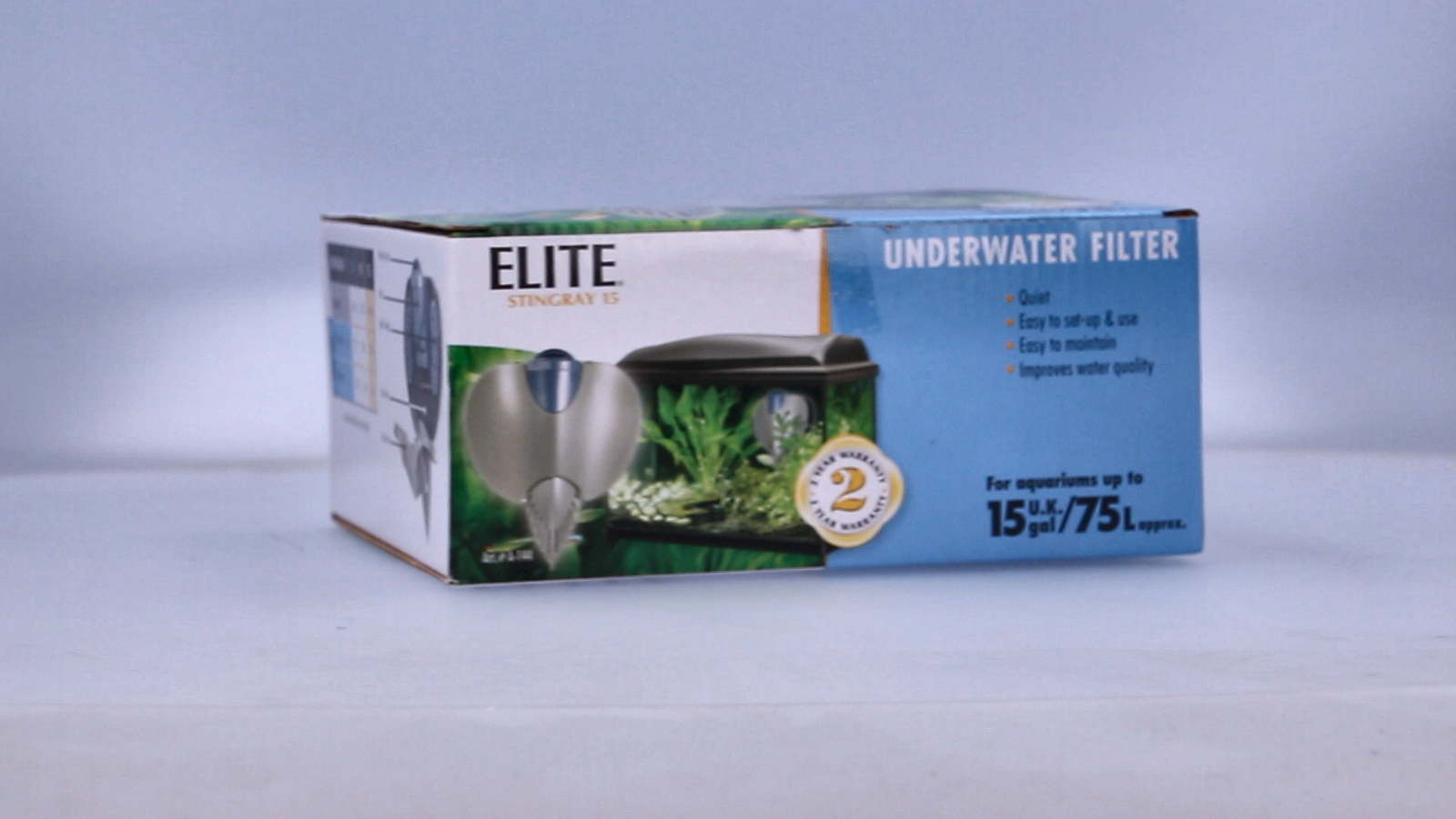 ELITE STINGRAY INTERNAL FISH TANK AQUARIUM FILTER PUMP 5,10,15 TROPICAL ...