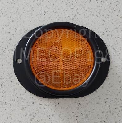 New HUMVEE Black REFLECTOR AMBER HMMWV Hummer H1 M998 M1123 M1151 M1152 ...