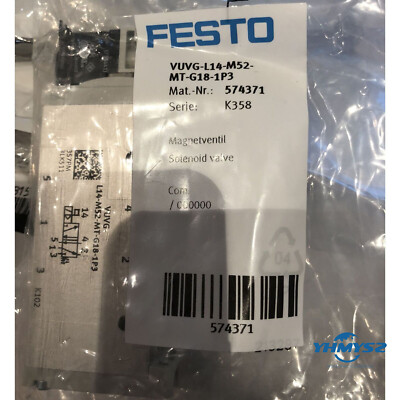 FESTO VUVG-L14-M52-MT-G18-1P3 574371 1PC New Solenoid Valve Free ...