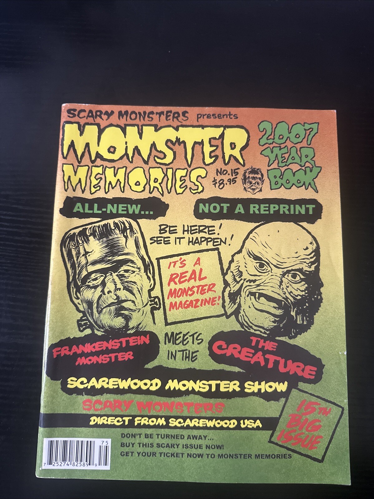 Scary Monsters Memories 2007 Year Book No.15 Horror Monsters Movies | eBay