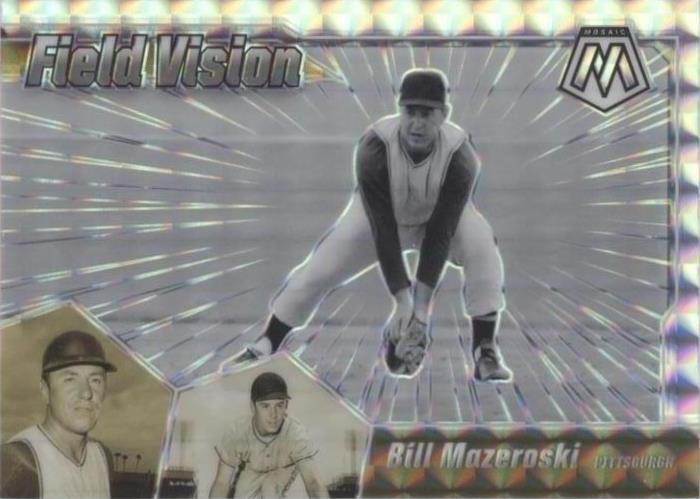 2021 Panini Mosaic - Field Vision Bill Mazeroski #FV6 Mosaic Prizm for ...