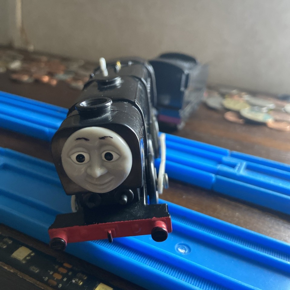 Thomas & Friends Trackmaster Motorized Train Tank Engine Neville Works ...