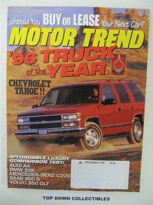 Motor Trend Magazine December 1995 The Ford GT90 | eBay
