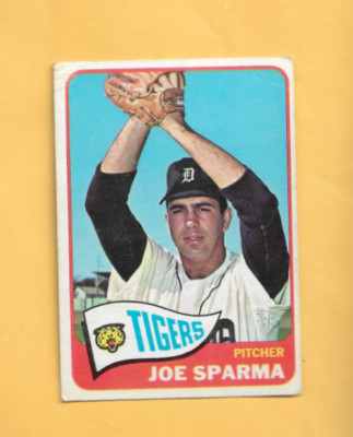 1965 Topps Joe Sparma #587 Detroit Tigers G/VG FREE SHIPPING | eBay