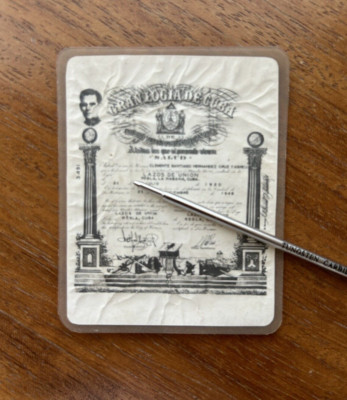 Antique Grand Lodge of Cuba Master Mason Card Masonic Havana Rare | eBay