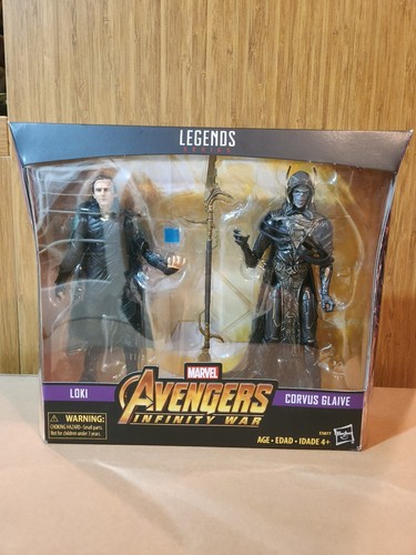 Marvel Legends Avengers Infinity War Loki & Corvus Glaive 2 Pack ...