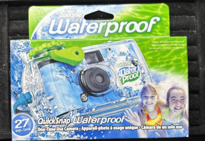 Fujifilm Quicksnap Waterproof Camera - Aqua Blue - NEW 74101014075| eBay