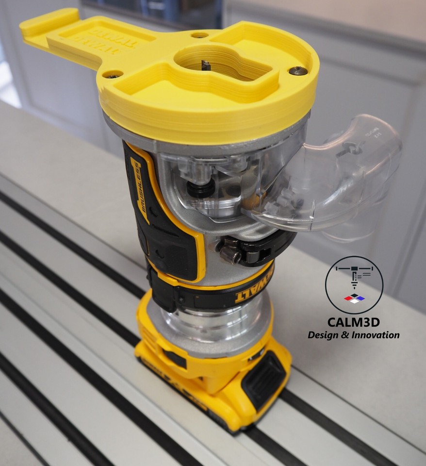 Dewalt DCW600 Compatible Trim Router Base for the Dewalt DWS5021 Rail ...