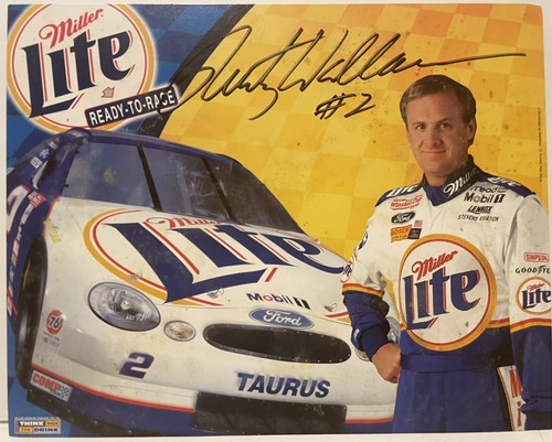 Rusty Wallace Signed #2 1999 Miller Lite “Ready To Race” 8x10 Postcard ...