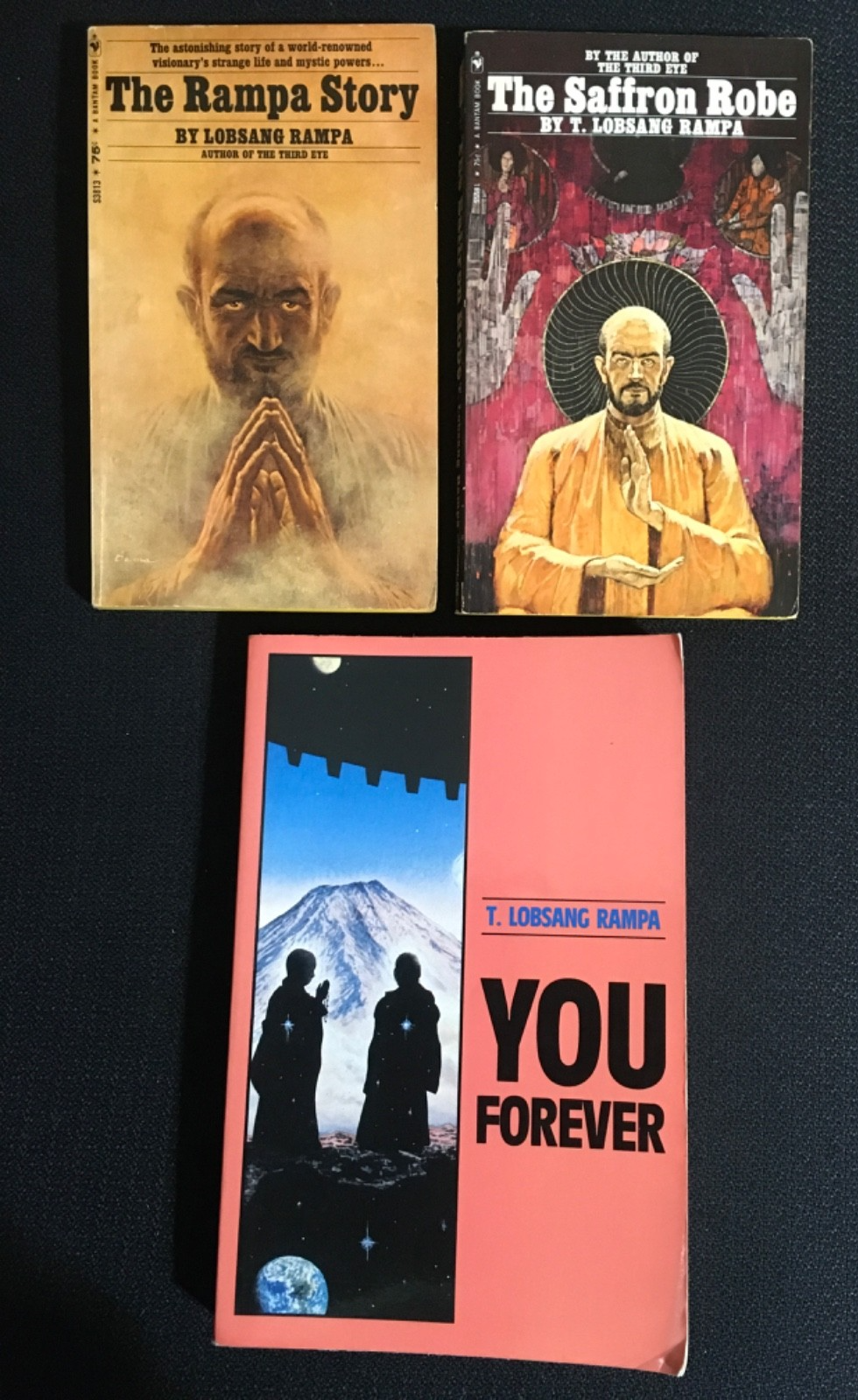 Lot 3 T. Lobsang RAMPA THE STORY + SAFFRON ROBE Third Eye Author + YOU ...
