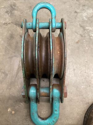 #613 McKissick Block Sheave Rigging Crane Snatch Block Pulley Used | eBay