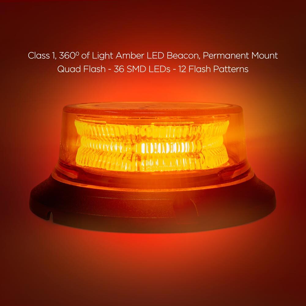 Amber Led Strobe Warning Lights Xprite Amber/Yellow 40 LED Strobe