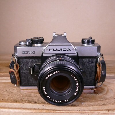 Fujifilm (Fujica) STX-1 SLR Film Camera with 50mm f1.9 Lens - Spares or ...