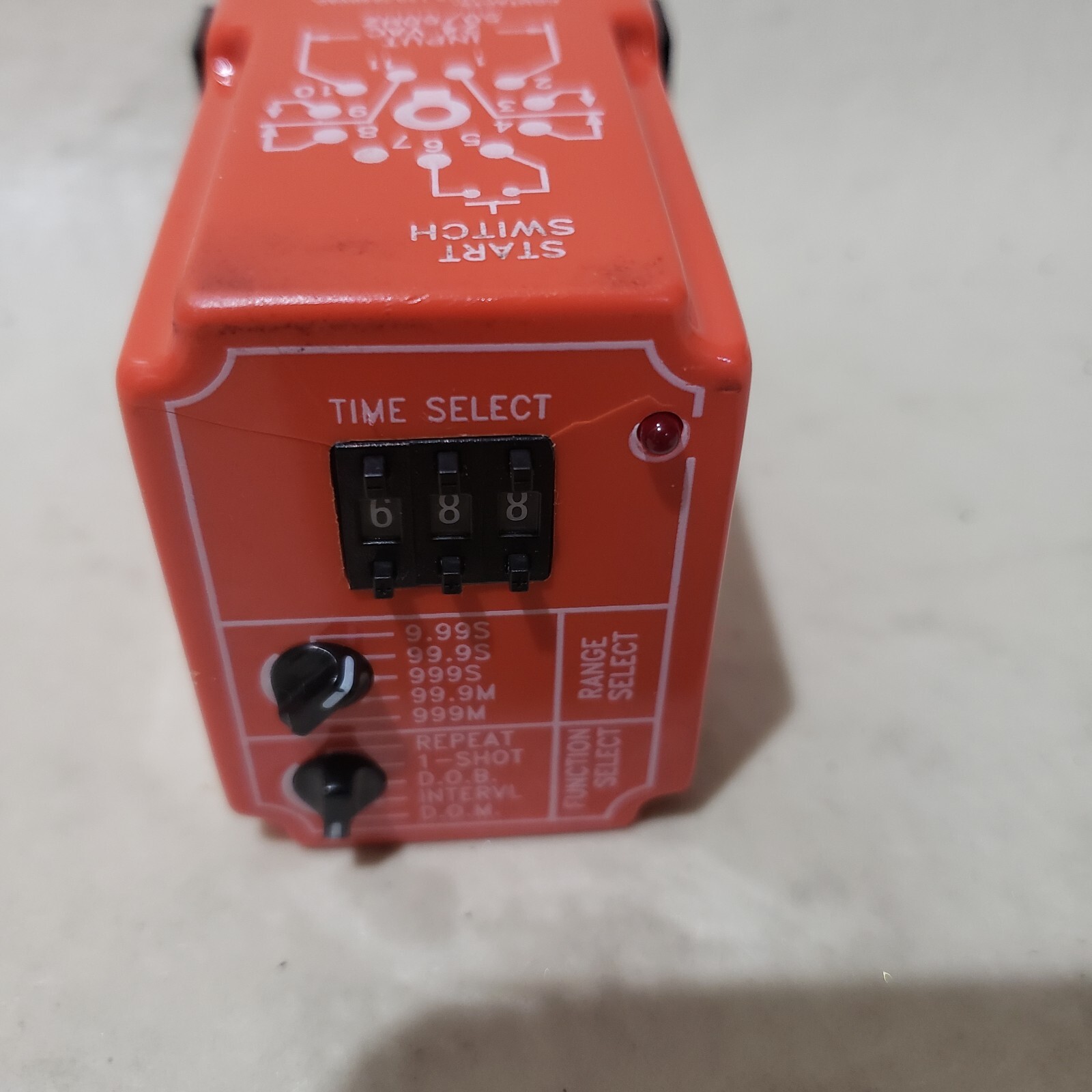 NCC AMETEK TMM-0999M-467 MULTIPLE FUNCTION SOLID STATE TIMER 24VAC 11 ...