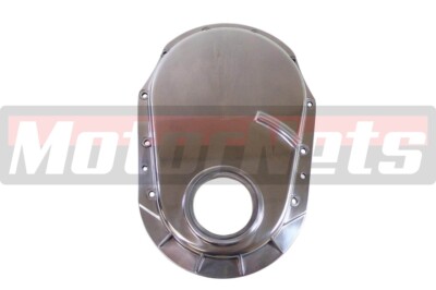 Big Block BBC Chevy Polish Aluminum Timing Chain Cover Mark V 5 454-502 ...