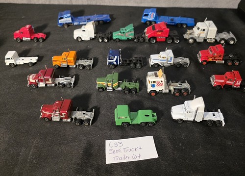 Vintage Semi Truck And Trailer Lot Of 36 Pieces | eBay