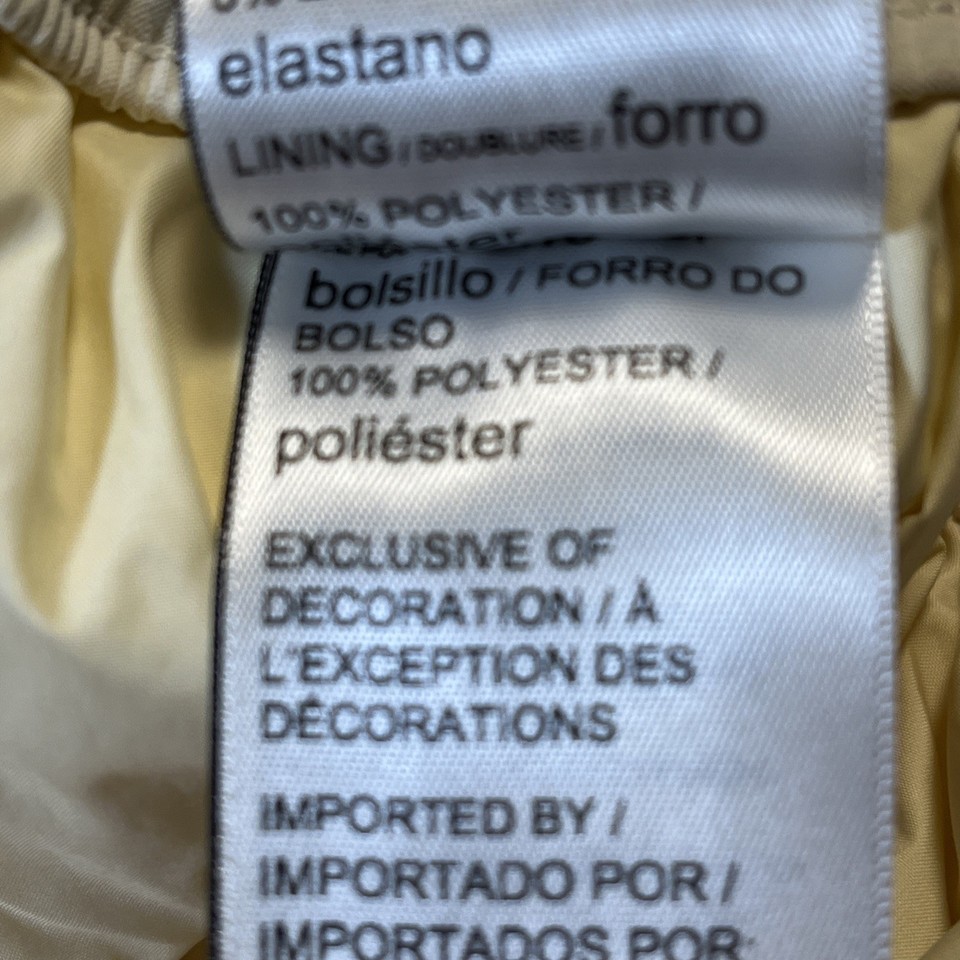 Puma x Collina Strada Women Small Parachute Pants 628224 Creamy Yellow ...