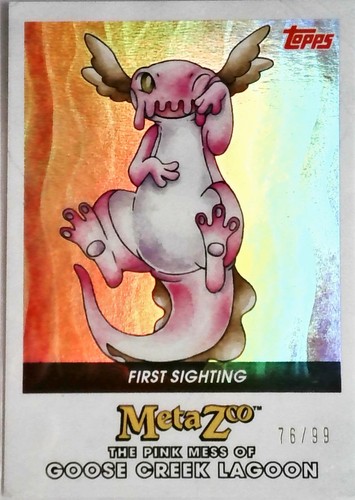 2022 METAZOO- TOPPS CHROME CRYPTID CAMERA 1ST SIGHTING-THE PINK MESS ...