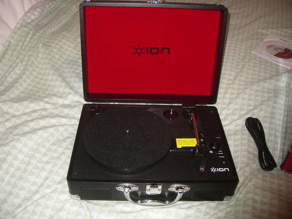 Ion Vinyl Motion Portable Record Player With Built In Speakers | eBay UK