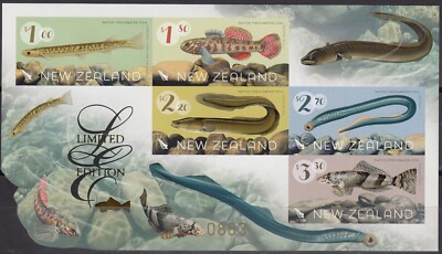 NEW ZEALAND 2017 Native Freshwater Fish, Limited Edition M/S MNH | eBay