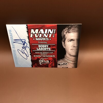 2010 Wheels Bobby LaBonte Main Event Marks Auto Autograph #01/25 Nascar ...