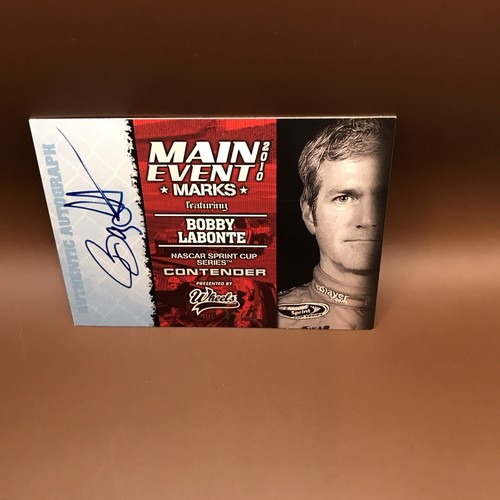 2010 Wheels Bobby LaBonte Main Event Marks Auto Autograph #01/25 Nascar ...