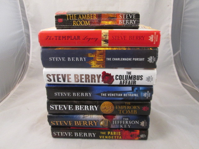 Steve Berry Book Bundle of 8 Books Hardcover & 1 Paperback Thriller ...