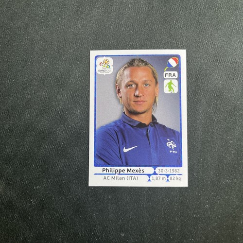466 PHILIPPE MEXES FRANCE PANINI UEFA EURO 2012 POLAND UKRAINE FOOTBALL ...