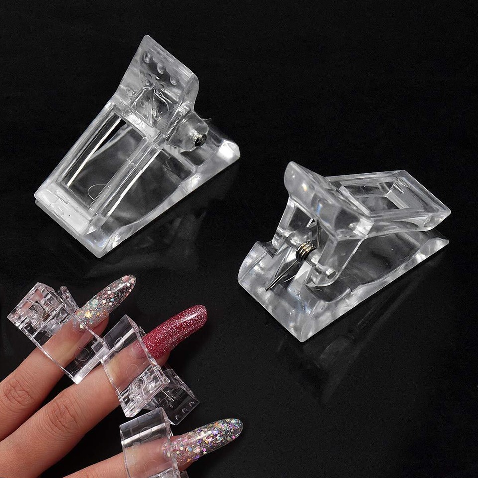 Kit Polygel Nails Clips 10PCS Clip Ongle Gel Clip Ongle Polygel Pinces ...