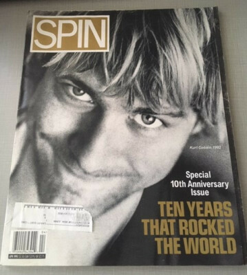 Spin Magazine April 1995 ~ 10th Anniversary Kurt Cobain Issue | eBay