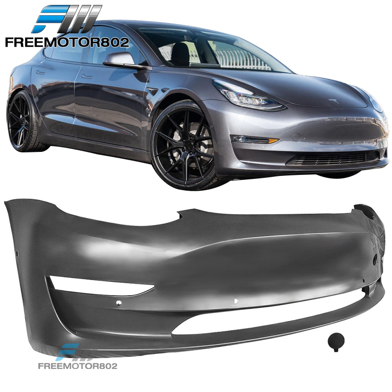 Fits 17-23 Tesla Model 3 Factory Replacement Front Bumper Cover | eBay