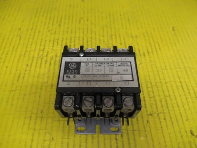 GE GENERAL ELECTRIC CONTACTOR CR353AC4BA1 30A A AMP 120V COIL 600Vac 4 ...