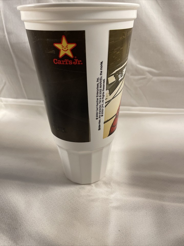 LOT of 6 Spiderman Tobey Maguire Movie 2002 Hardee's Carl's Jr Cups ...