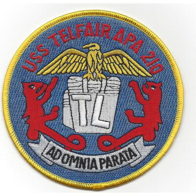 USS Telfair APA 210 Attack Transport Ship Patch | eBay