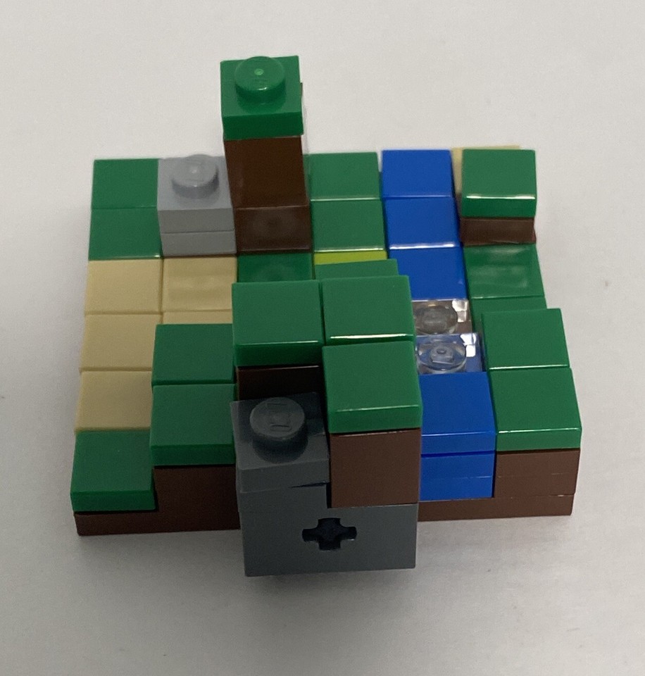 LEGO Minecraft 21102 Micro World The Forest set Steve & Creeper Retired ...