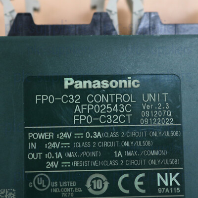 ONE Used CONTROL UNIT For Panasonic FPO-C32CT AFP02543C FP0-C32CT Free ...