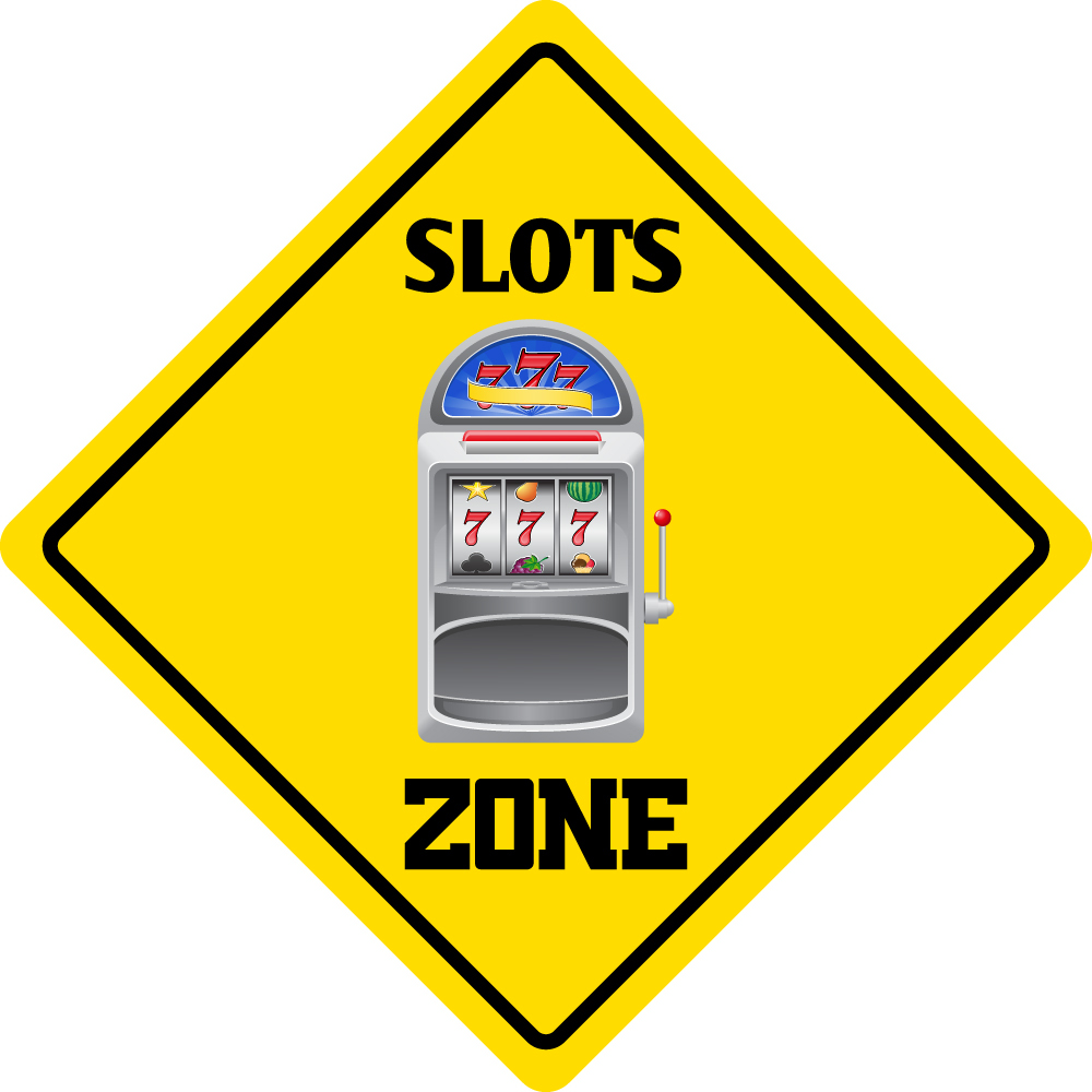 *Aluminum* Slot Machine Zone Funny Metal Novelty Sign 12"x12" | eBay