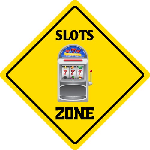 *Aluminum* Slot Machine Zone Funny Metal Novelty Sign 12"x12" | eBay